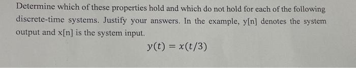 Solved Determine which of these properties hold and which do | Chegg.com