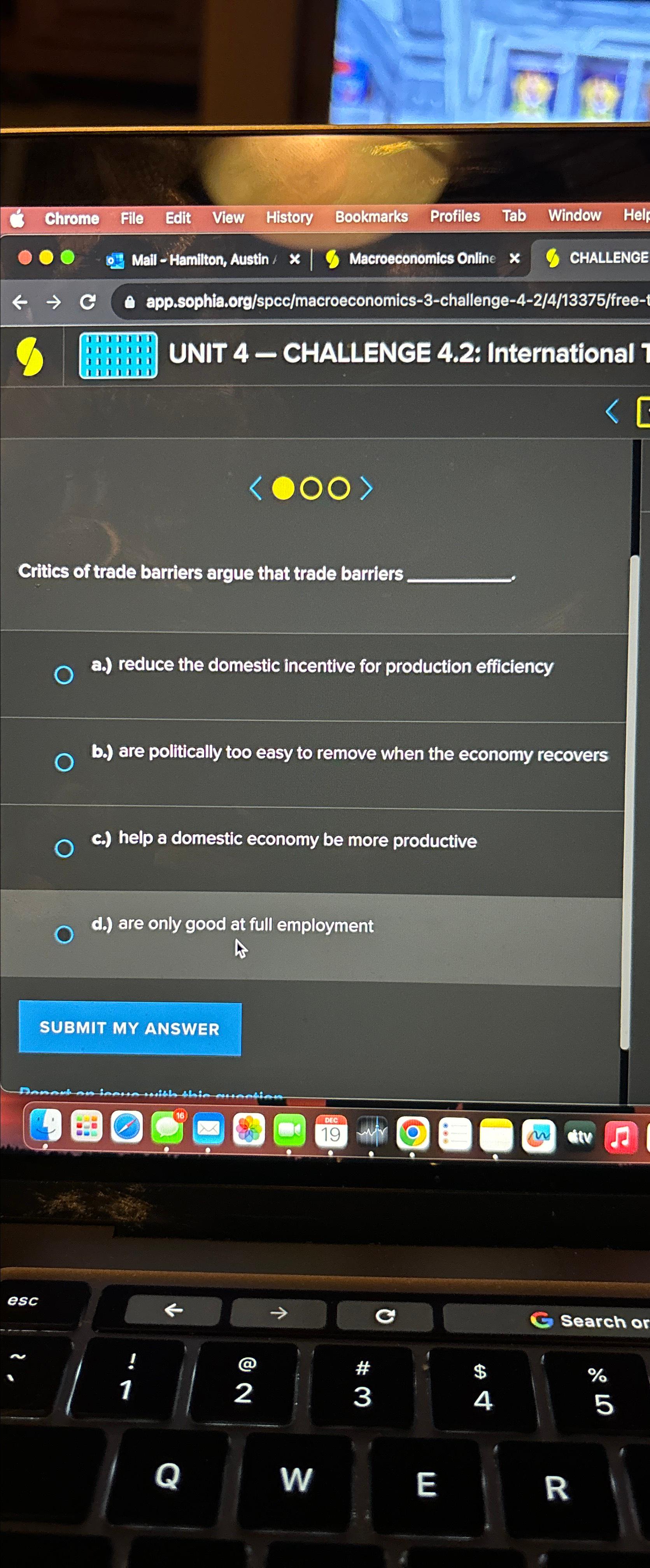 Solved UNIT 4 - ﻿CHALLENGE 4.2: InternationalCritics of | Chegg.com