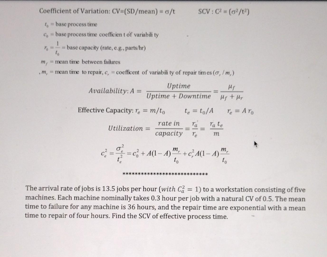 Solved Coefficient of Variation: CV=(SD/ mean | Chegg.com