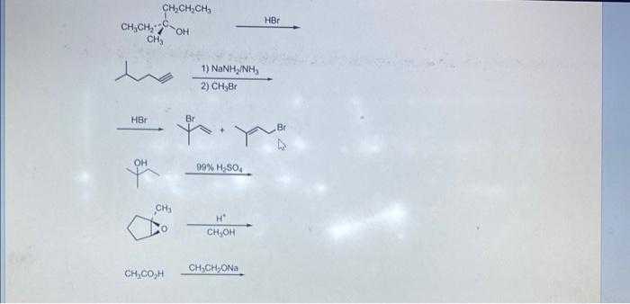 Solved 1. Provide the necessary reactant, reagent/reaction | Chegg.com