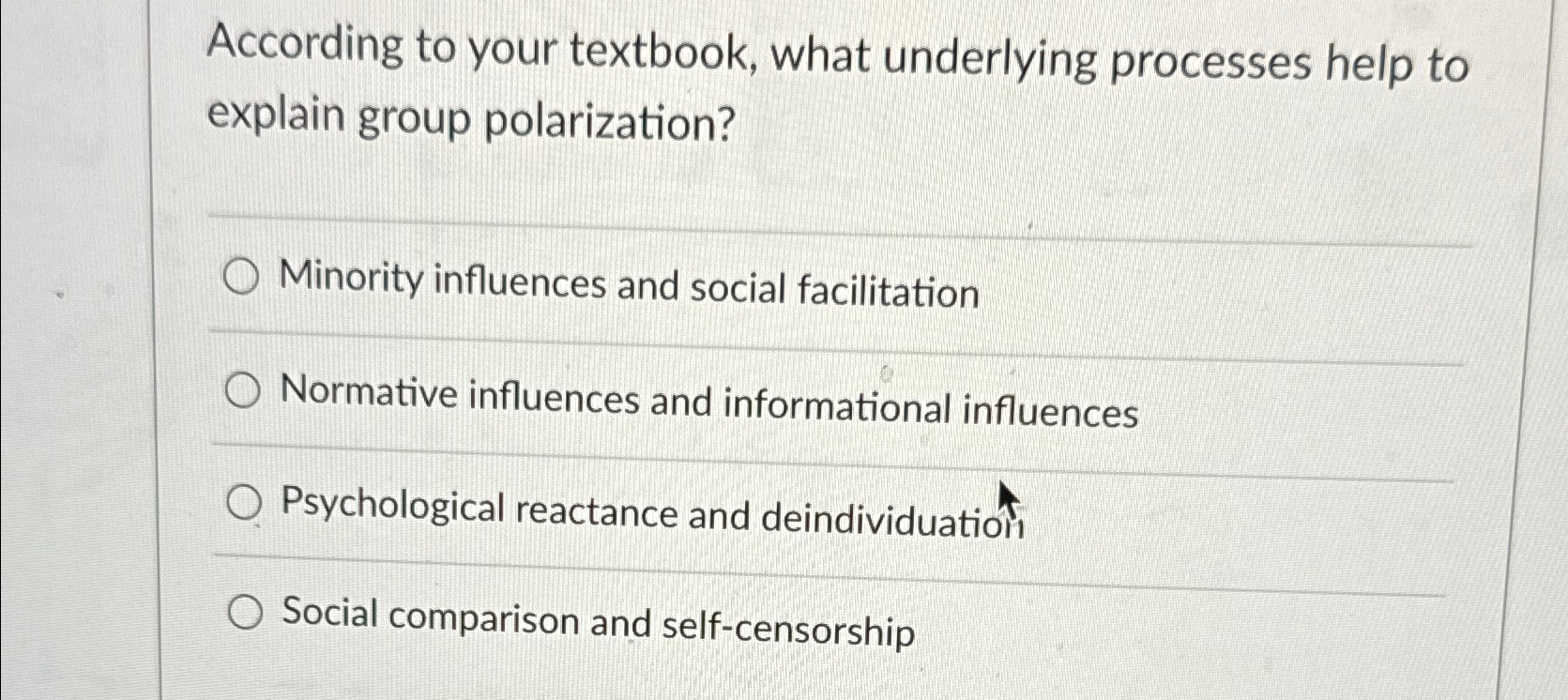 Solved According to your textbook, what underlying processes | Chegg.com