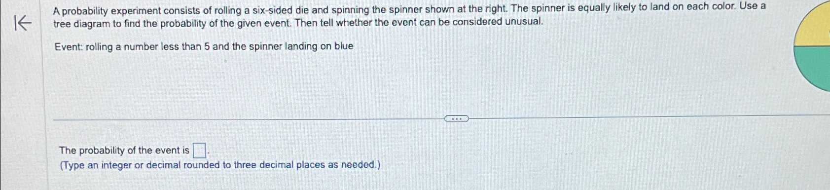 Solved A probability experiment consists of rolling a | Chegg.com