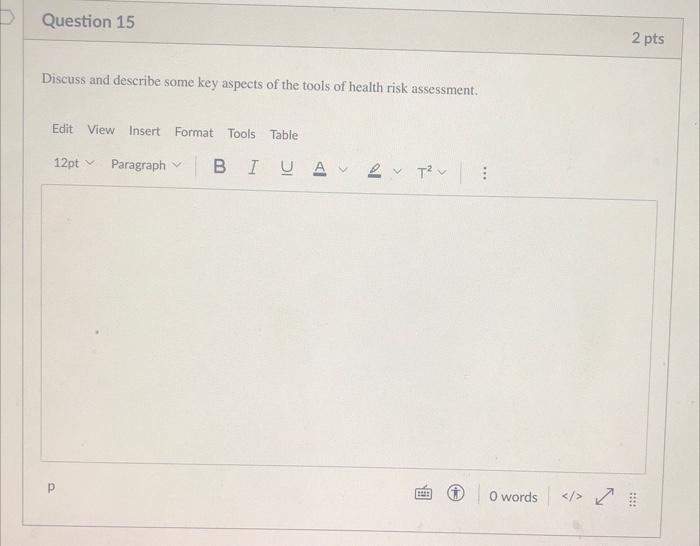 Solved Discuss and describe some key aspects of the tools of | Chegg.com