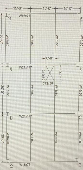Solved prepare a structural steel materials list for the | Chegg.com