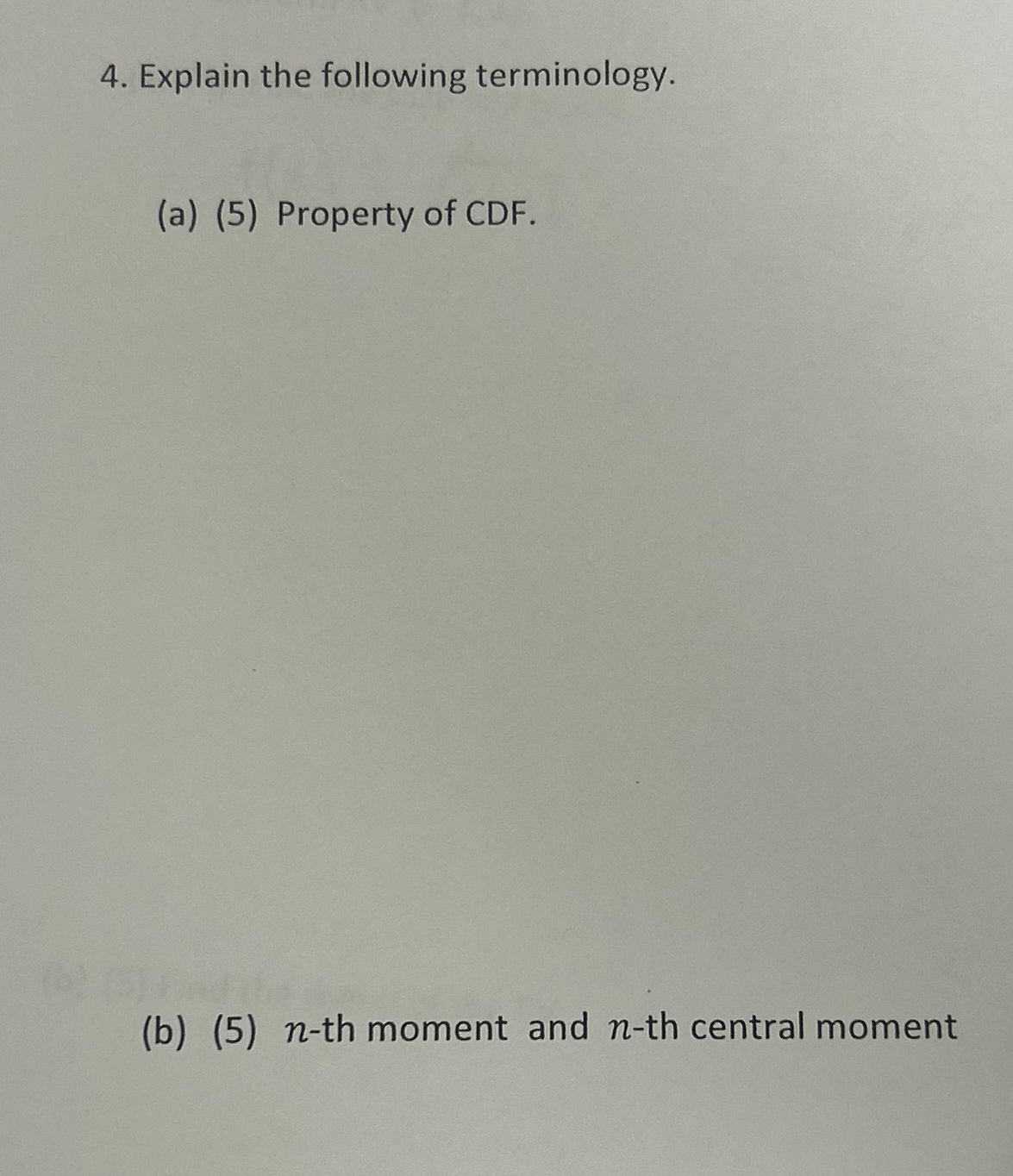 Solved Explain the following terminology.(a) (5) ﻿Property | Chegg.com