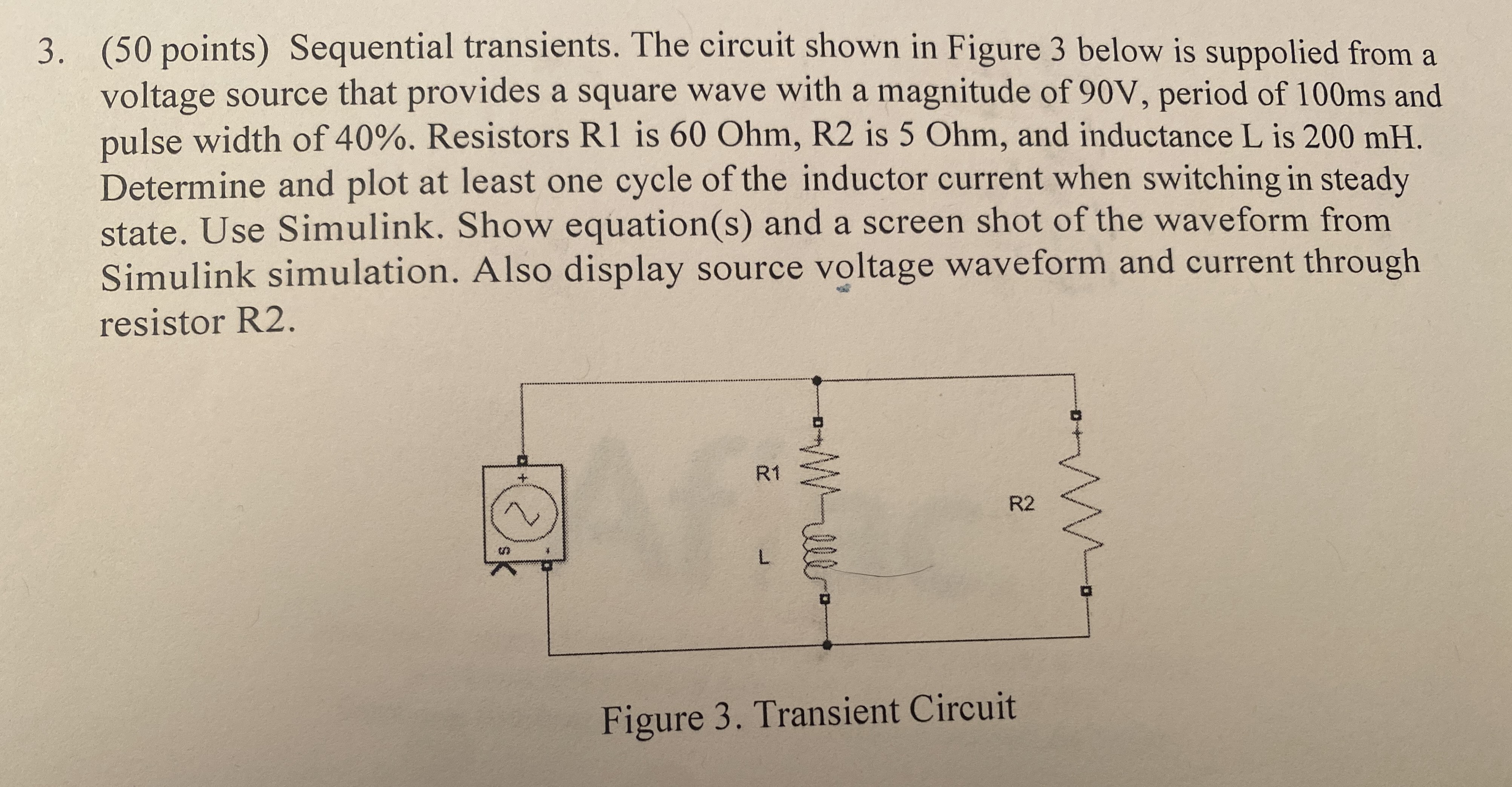 Solved (50 ﻿points) ﻿Sequential transients. The circuit | Chegg.com