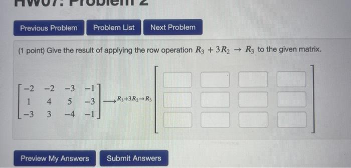Solved HW07: Problem 1 Previous Problem Problem List Next | Chegg.com