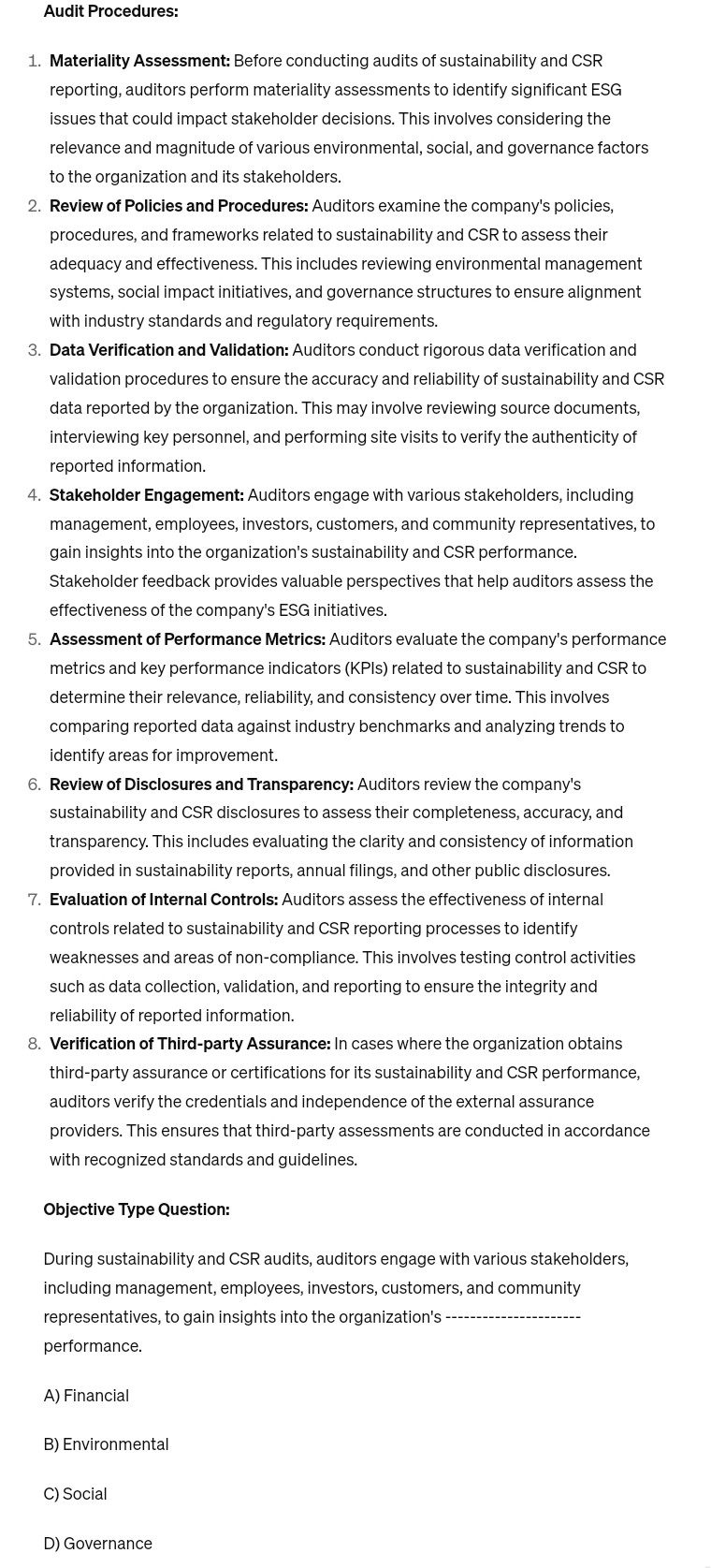 Solved Audit Procedures:Materiality Assessment: Before | Chegg.com