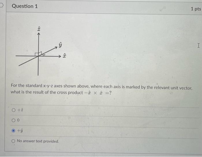 Solved For the standard x−y−z axes shown above, where each | Chegg.com
