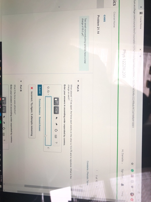 Solved X Course Home lum.ecollege.com/course.html?courseld | Chegg.com