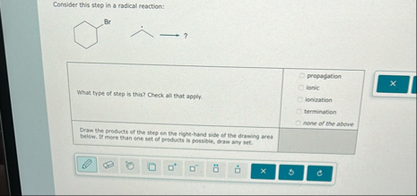 Solved Consider this step in a radical | Chegg.com