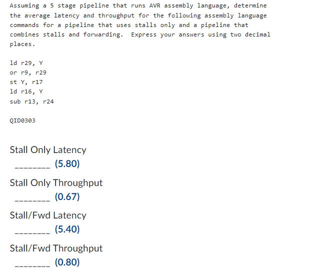 ANSWERS ARE PROVIDED IN THE PICTIRE IN THE BLUE | Chegg.com
