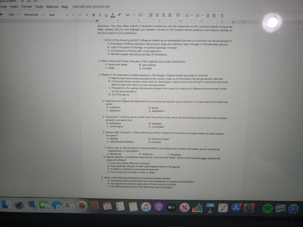 Solved ocument View Insert Format Tools Add-ons Help Last | Chegg.com