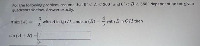 Solved For the following problem, assume that 0∘ | Chegg.com