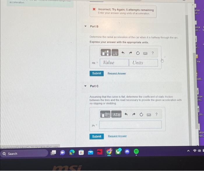 Solved x Incorrect; Try Again; 5 attempts remaining Enter | Chegg.com
