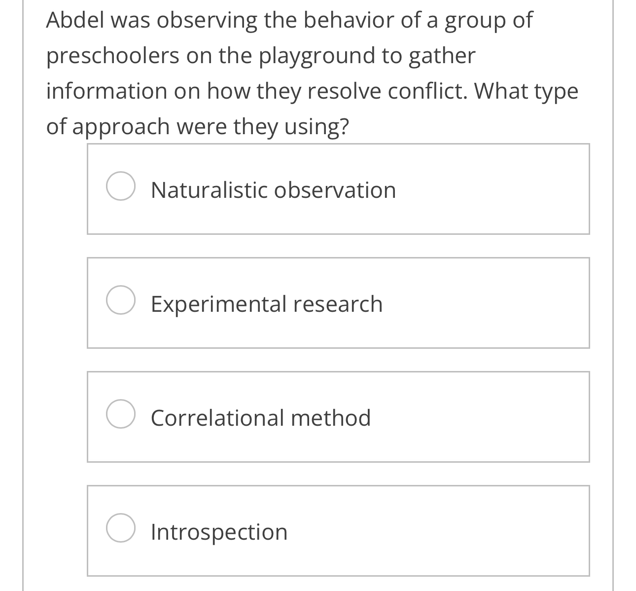 Solved Abdel was observing the behavior of a group of | Chegg.com