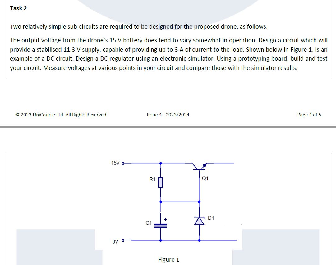Solved Task 2Two relatively simple sub-circuits are required | Chegg.com