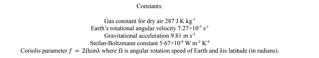 Solved 9. (a) Explain in physical terms the thermal wind. [2 | Chegg.com