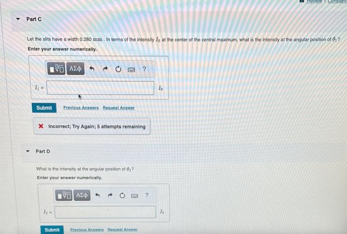 Solved An interference pattern is produced by light with a | Chegg.com