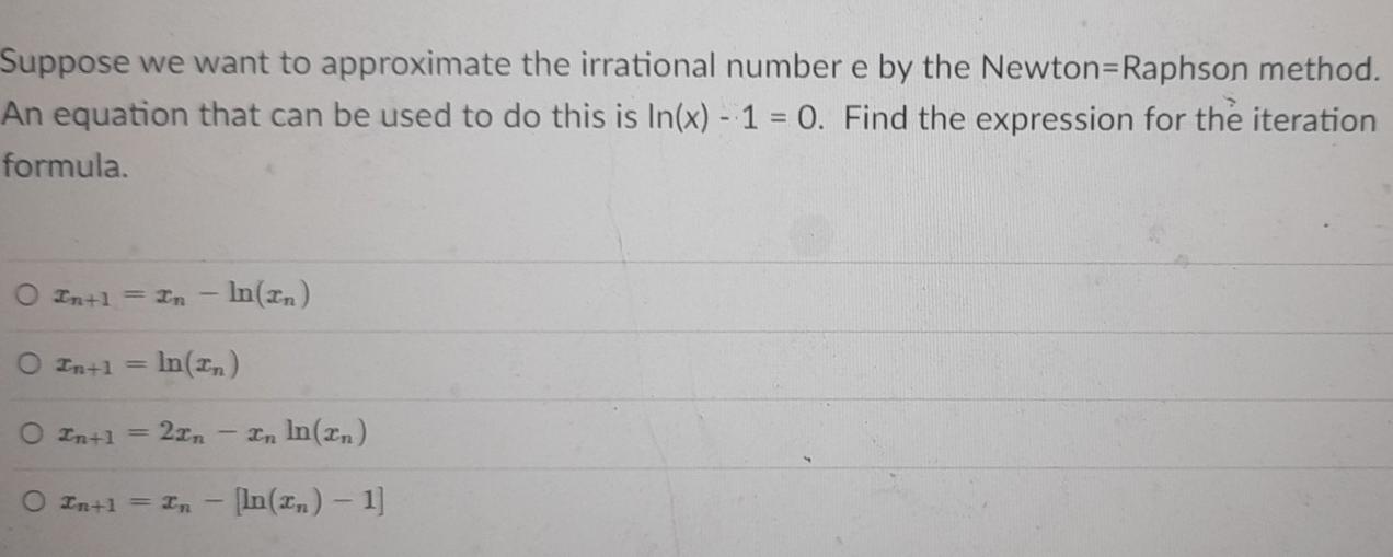Solved Suppose we want to approximate the irrational number | Chegg.com