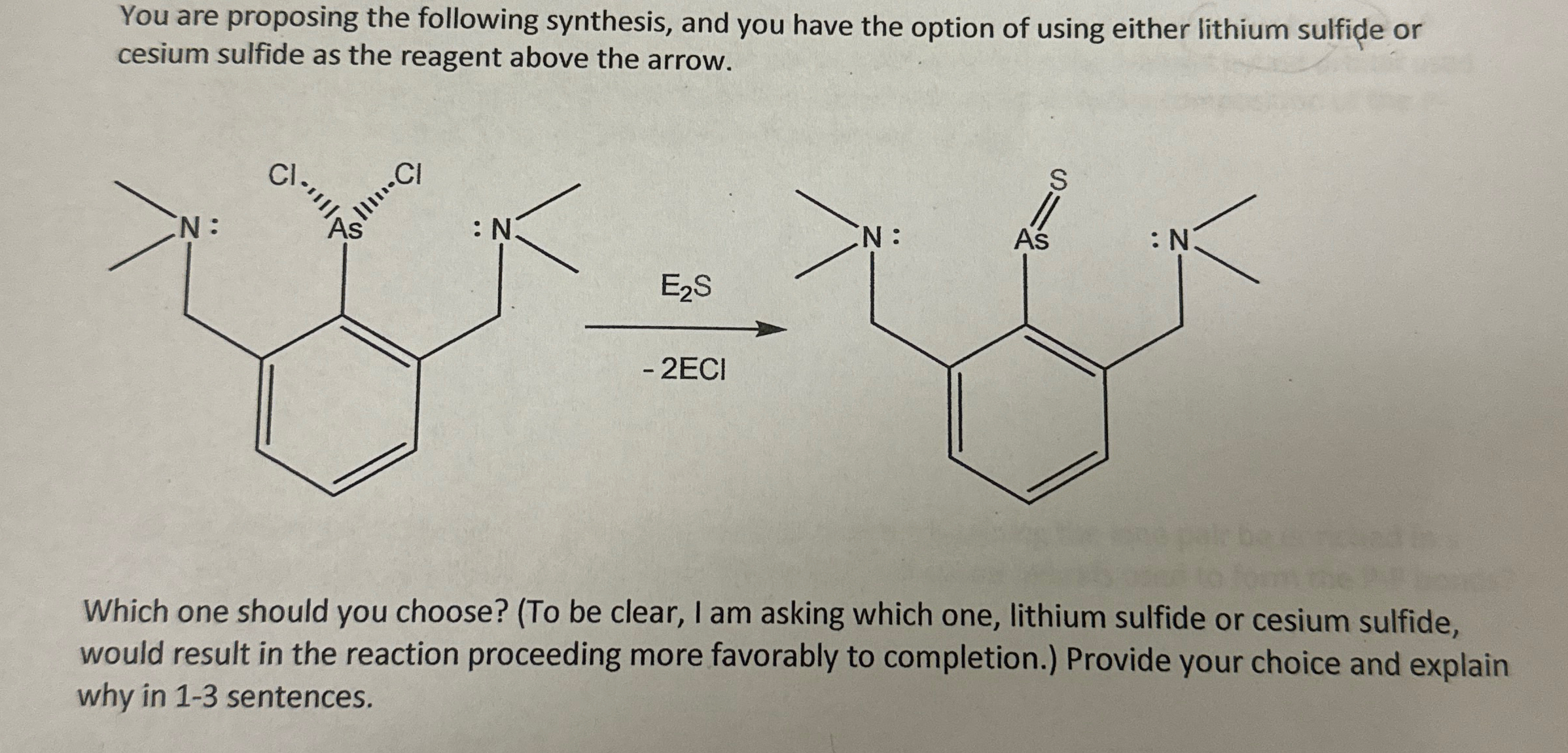Solved You are proposing the following synthesis, and you | Chegg.com