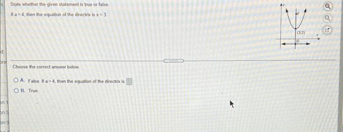 Solved State whether the given statement is true or false. | Chegg.com