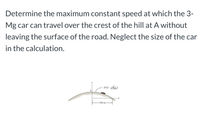 Solved Determine the maximum constant speed at which the 3- | Chegg.com