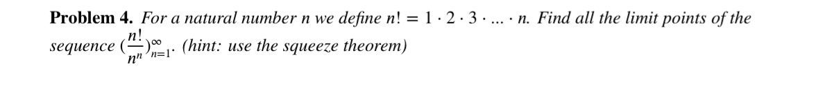 Solved Problem 4. ﻿For a natural number n ﻿we define | Chegg.com