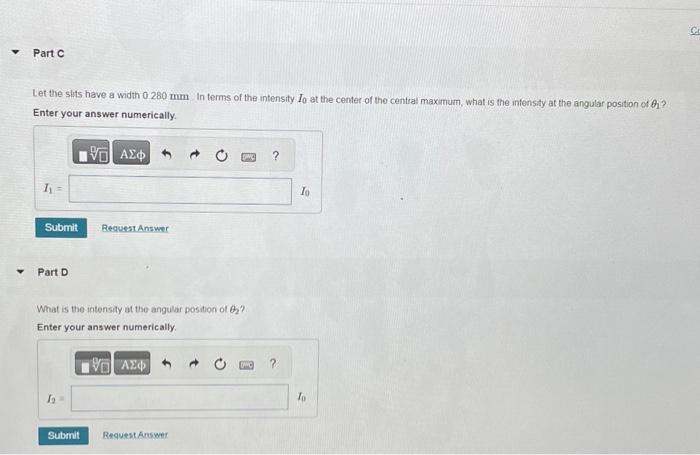 Solved An interference pattern is produced by light with a | Chegg.com