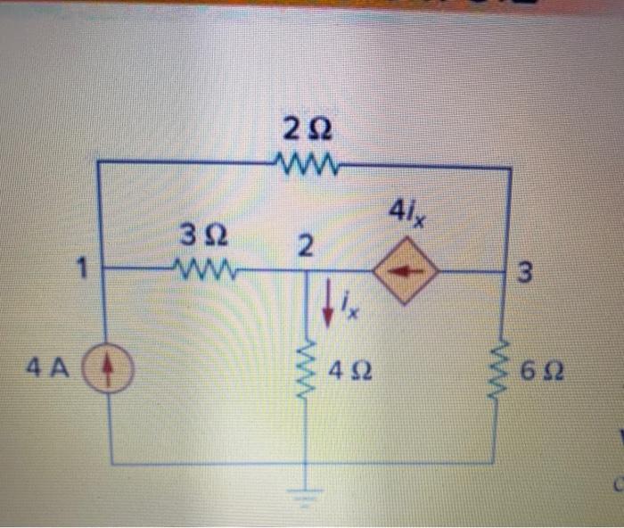 Solved find the voltages at the three nonreference nodes in | Chegg.com