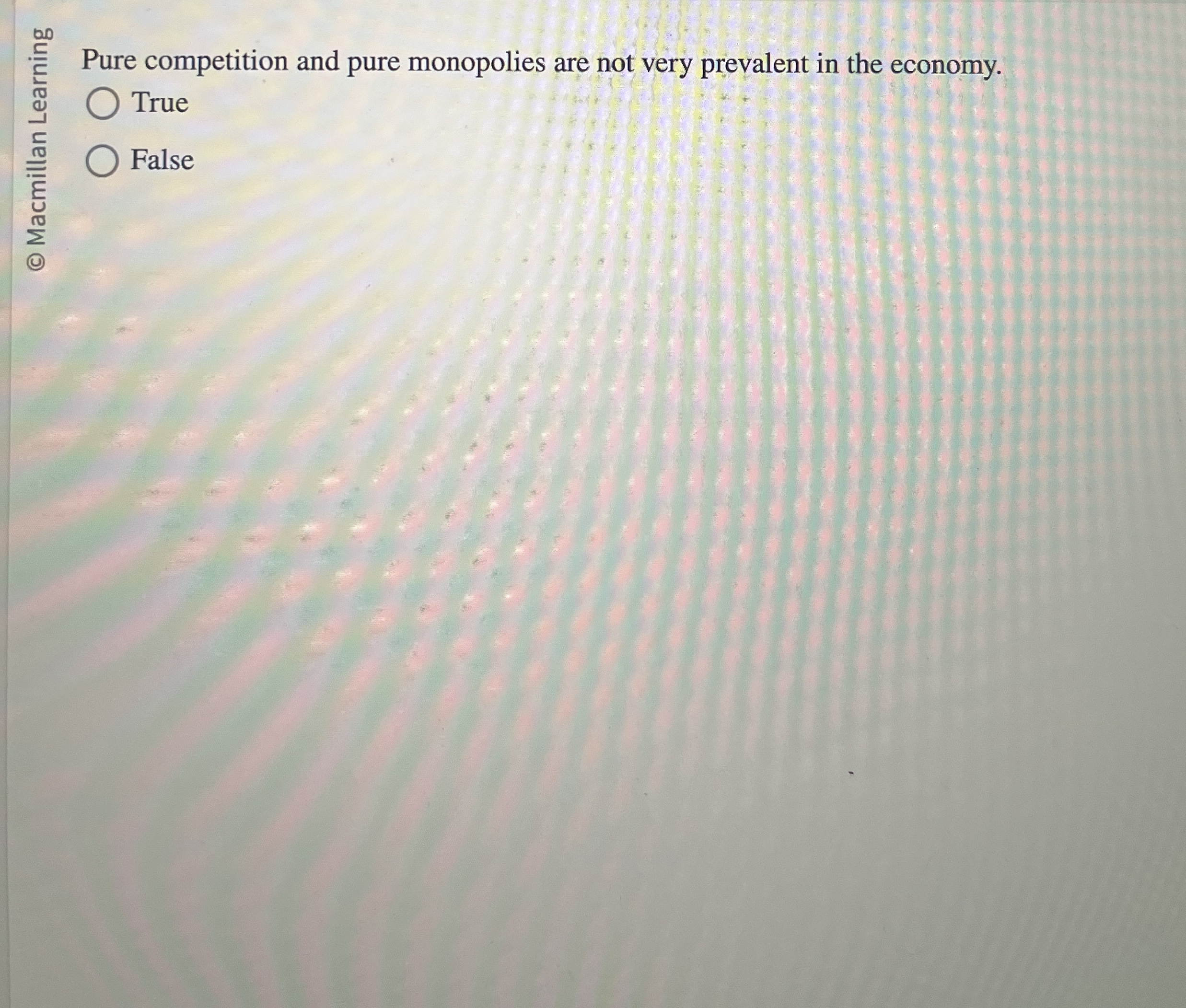 Solved Pure competition and pure monopolies are not very | Chegg.com