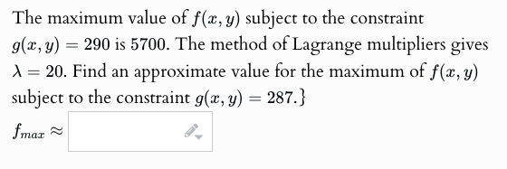 Solved Use Lagrange multipliers to find the maximum and | Chegg.com