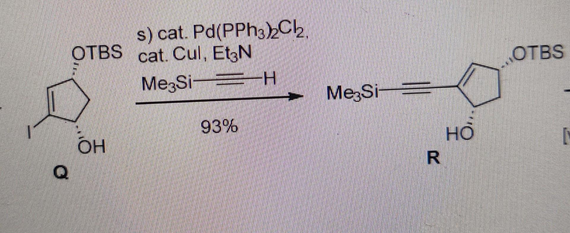 Solved s) cat. Pd(PPh3)2Cl2 | Chegg.com