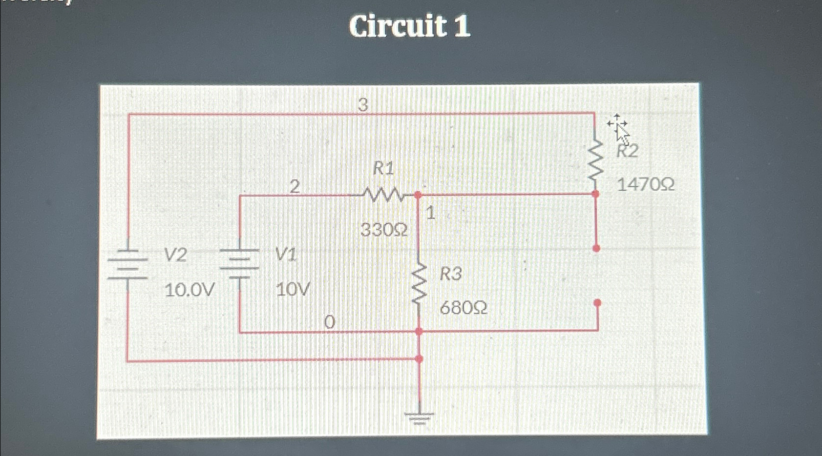 Solved Circuit 1 ﻿ Draw a thevenin equivalent circuit | Chegg.com