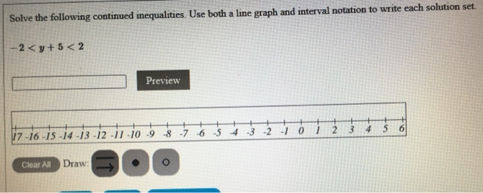 Solved Solve the following continued inequalities. Use both | Chegg.com