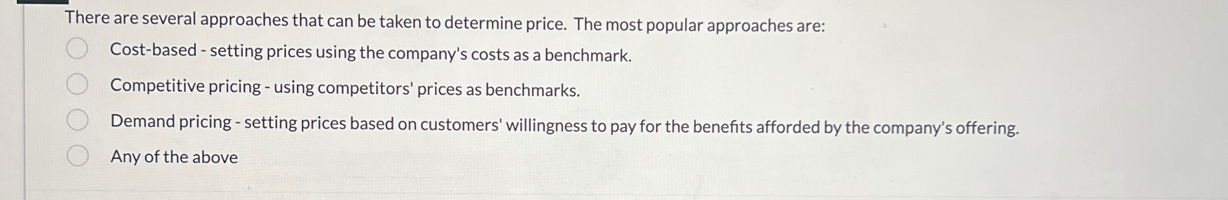 Solved There are several approaches that can be taken to | Chegg.com