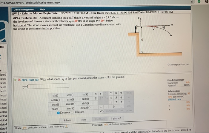 Solved rtta.com/common/Take TutorialAssignment.aspx Class | Chegg.com