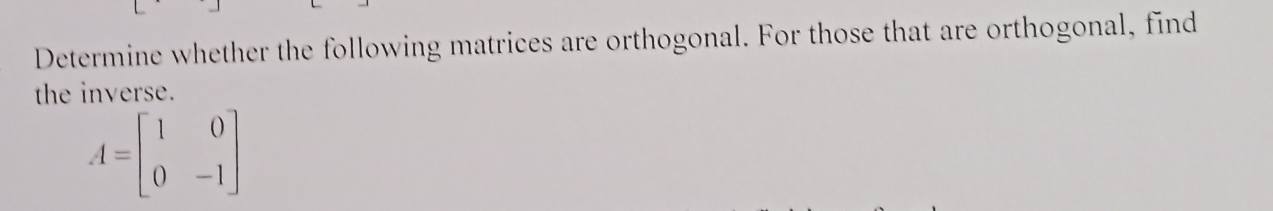 Solved Determine whether the following matrices are | Chegg.com