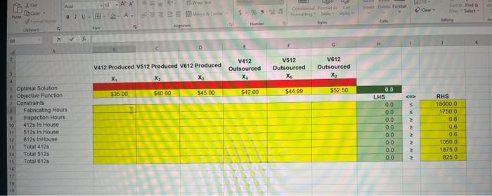 Solved Problem Statement: You are the production manager for | Chegg.com