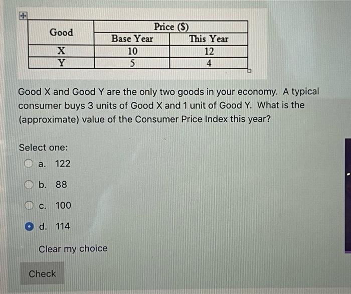 Solved Good X and Good Y are the only two goods in your | Chegg.com