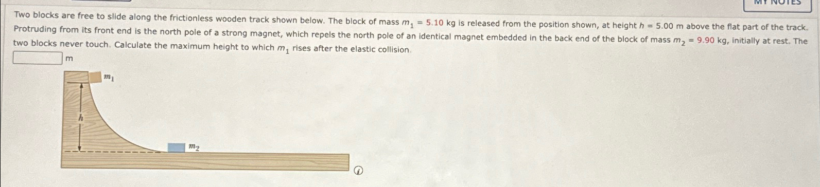 Solved Two blocks are free to slide along the frictionless | Chegg.com