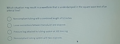 Which situation may result in a waveform that is | Chegg.com