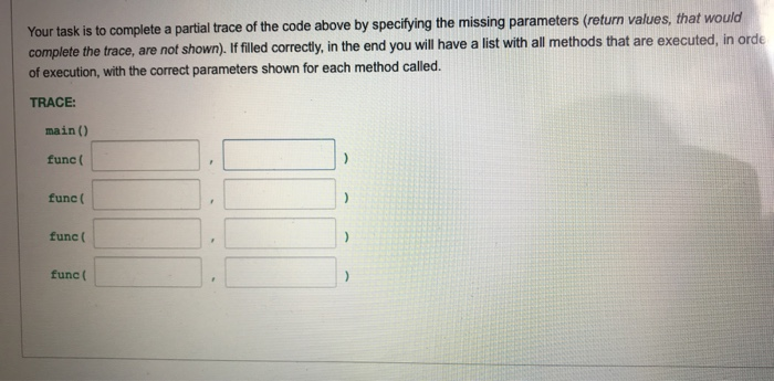 Solved Imagine That The Following Program Is Run And That