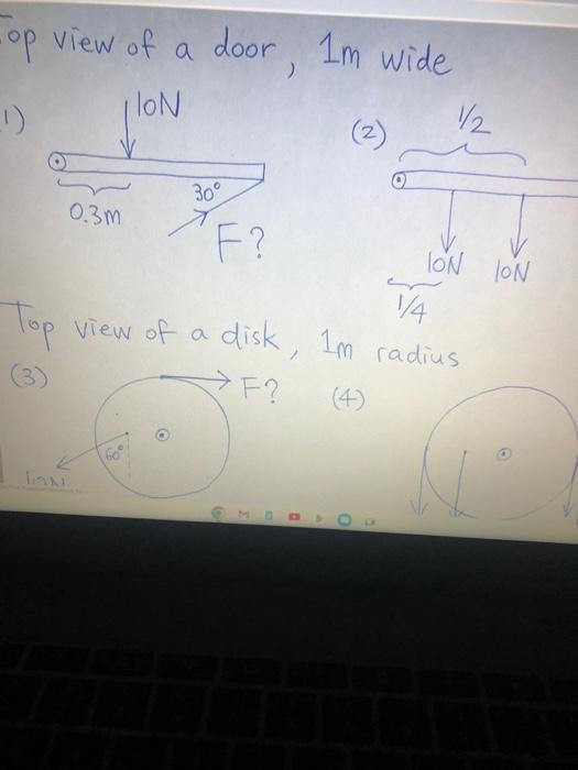 Solved (5) (6) Side view of a ladder : Side view of a | Chegg.com