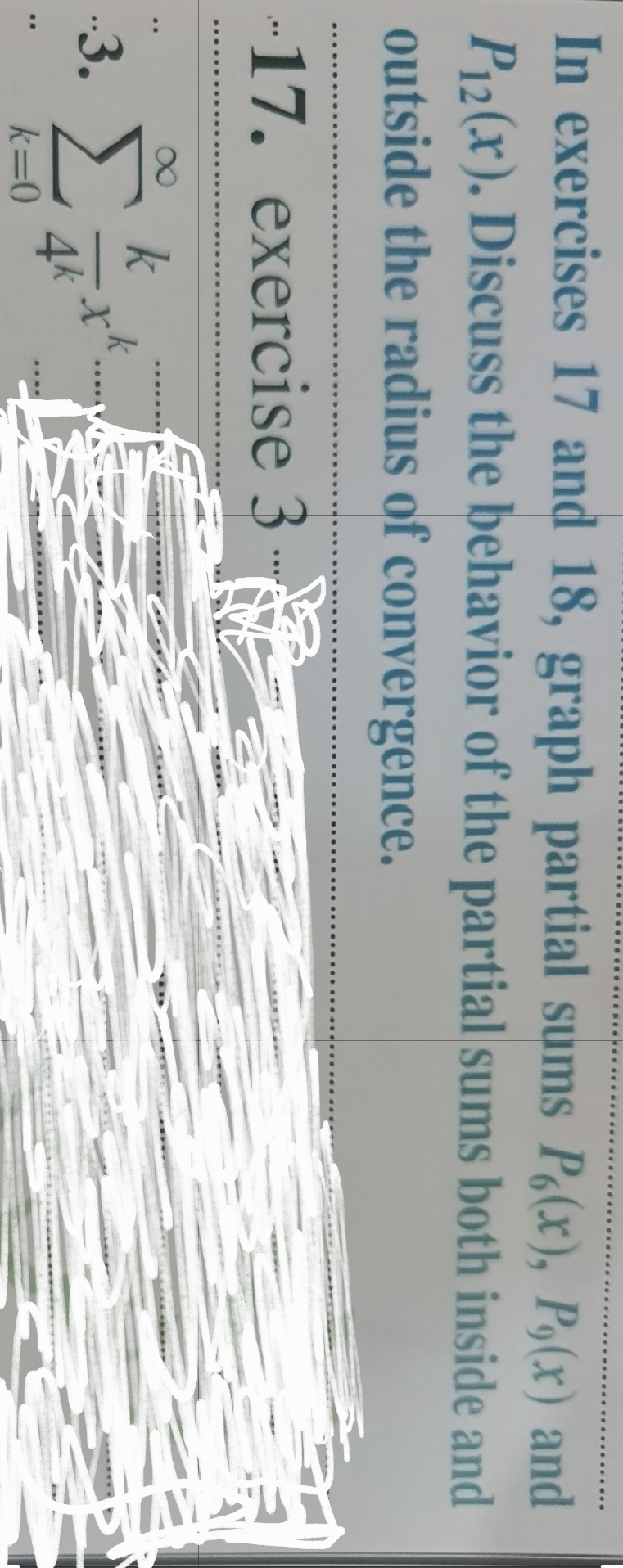 Solved In exercises 17 ﻿and 18 , ﻿graph partial sums | Chegg.com