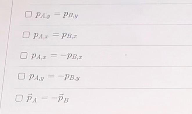 Solved Two Objects A And B Collide Object A Is Initially 6963