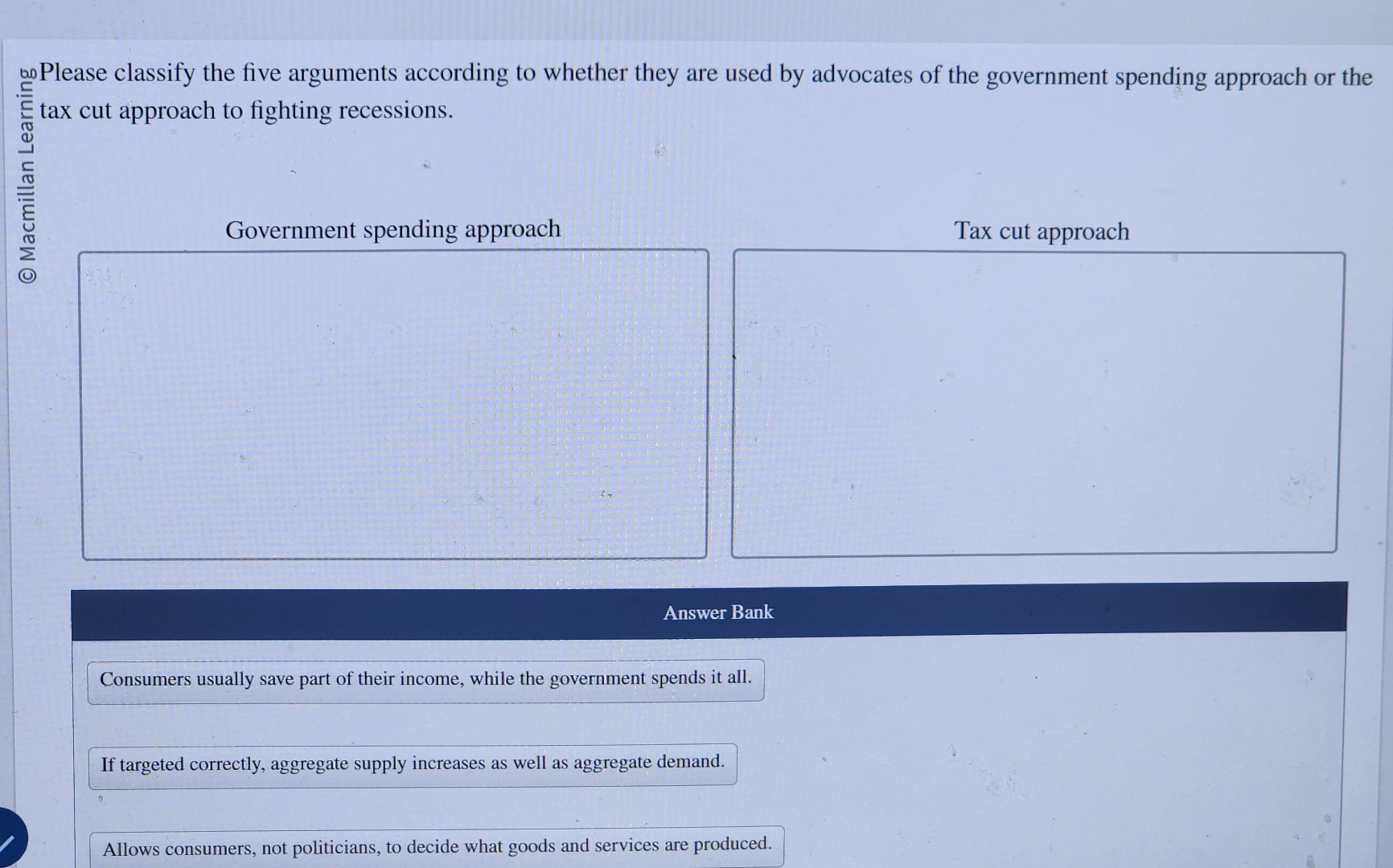 Solved adease classify the five arguments according to | Chegg.com