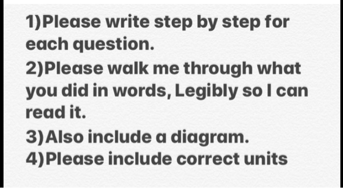 Solved 1)Please write step by step for each question. | Chegg.com