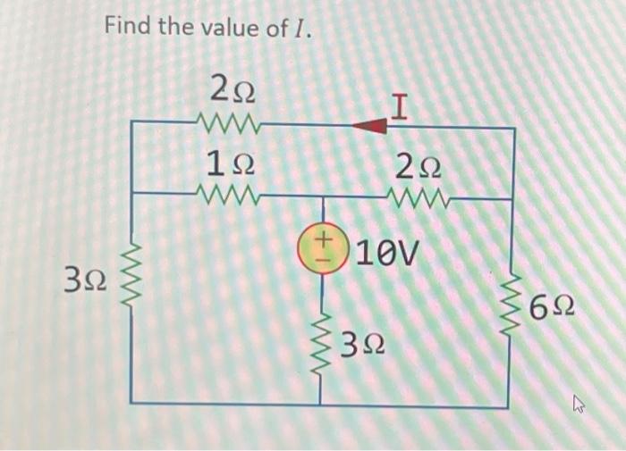 Solved Find the value of I. | Chegg.com