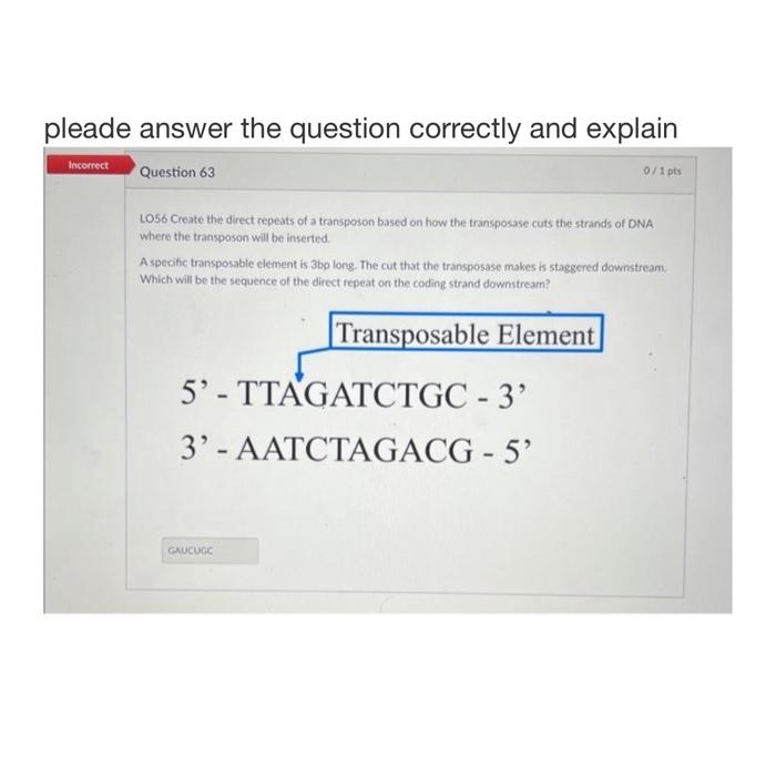 pleade answer the question correctly and explain | Chegg.com